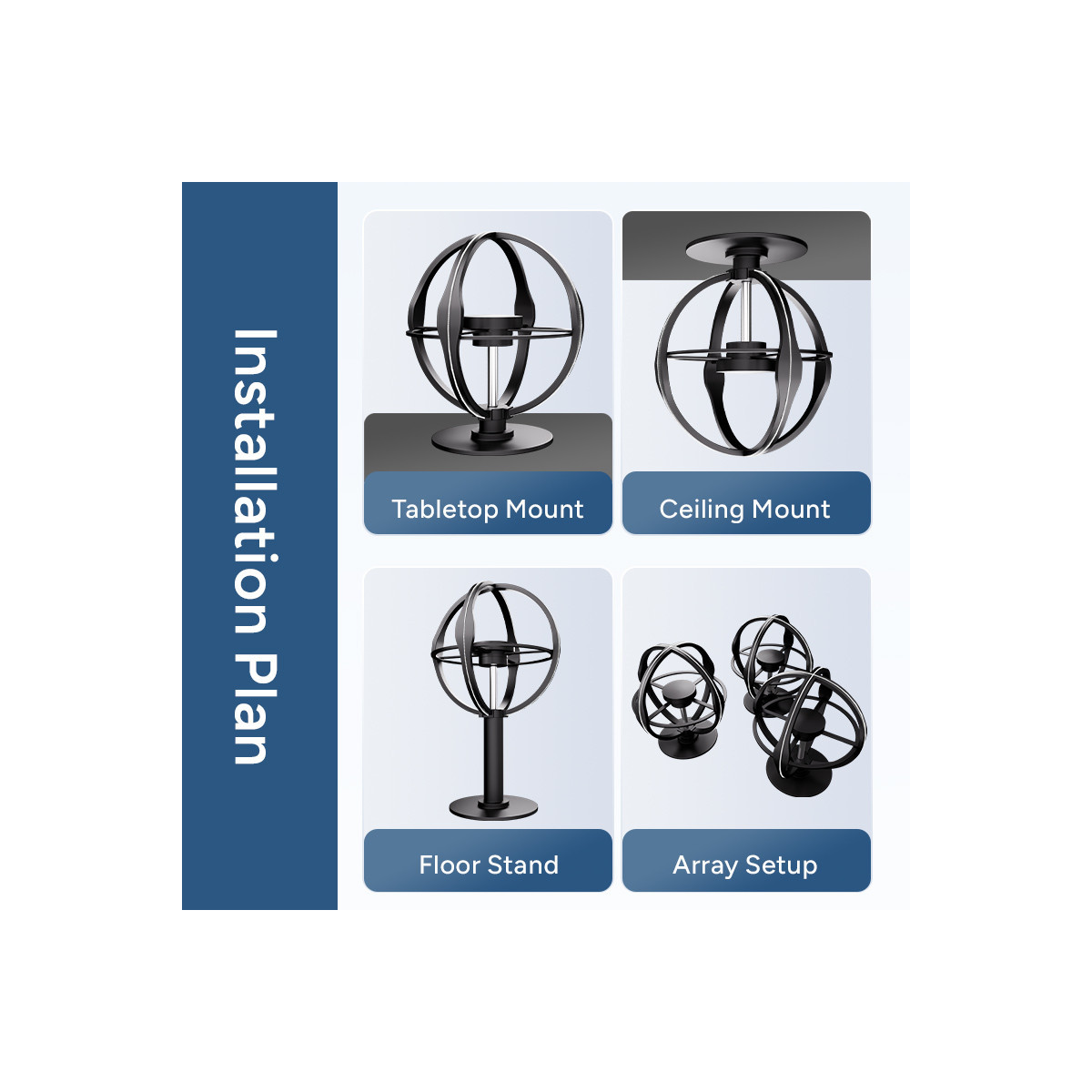 Z50 360 Degree Ball LED Sphere Screen 50cm Diameter Spherical Earth ...
